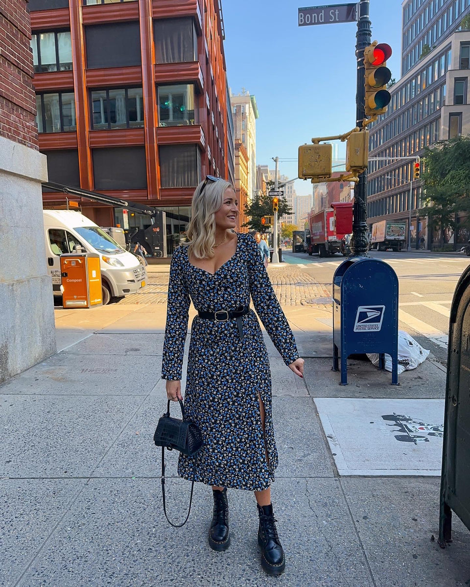 The Manhattan dress – azura rose