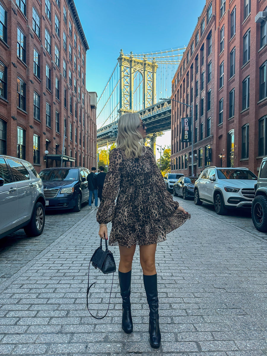 The Brooklyn dress – azura rose